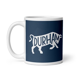 Durham Bull Ceramic Mug | Durham Bulls Mug | Gift for Durham Bulls Fan ...