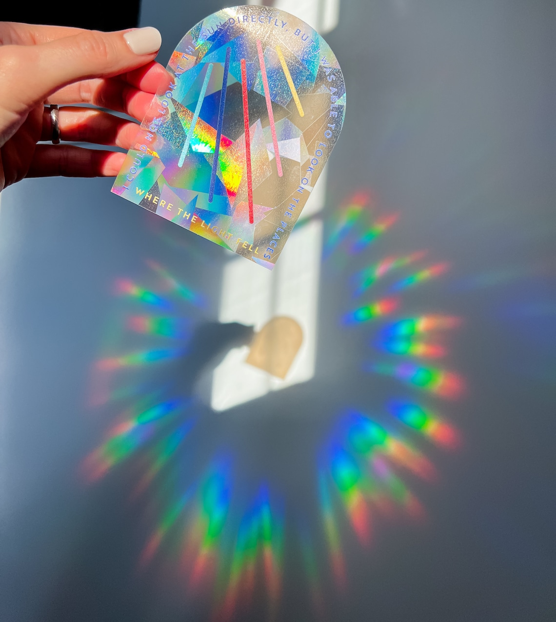 Sun Catcher Sticker Inspirational Quote Encouragement - Etsy