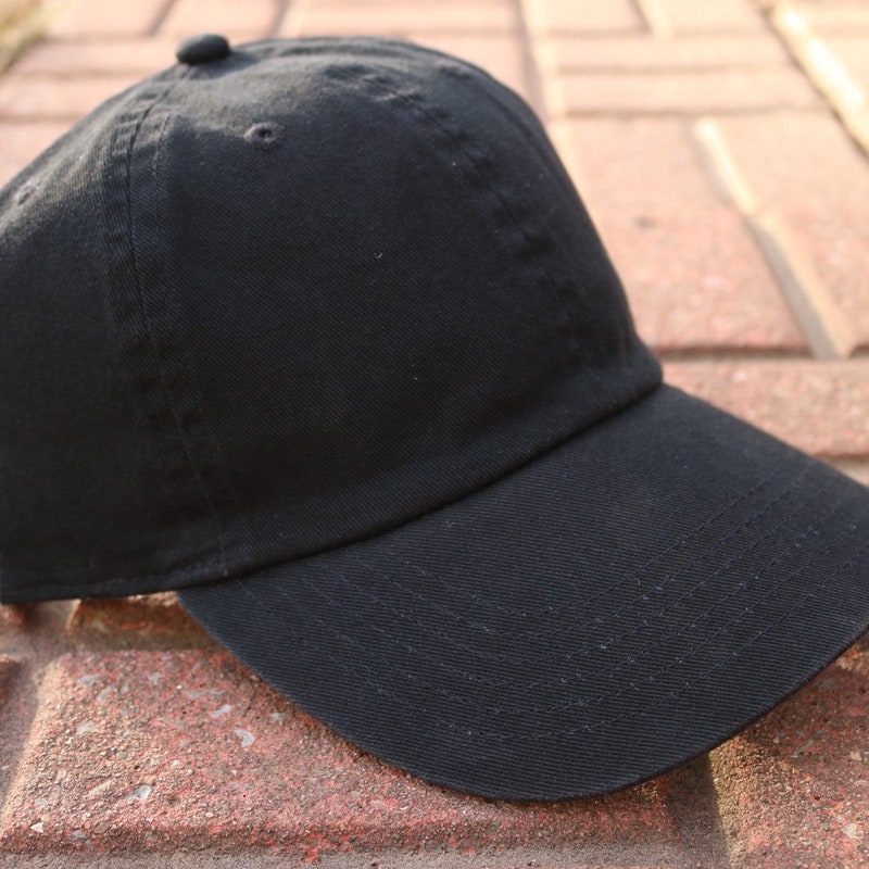 Black Baseball Cap - Etsy