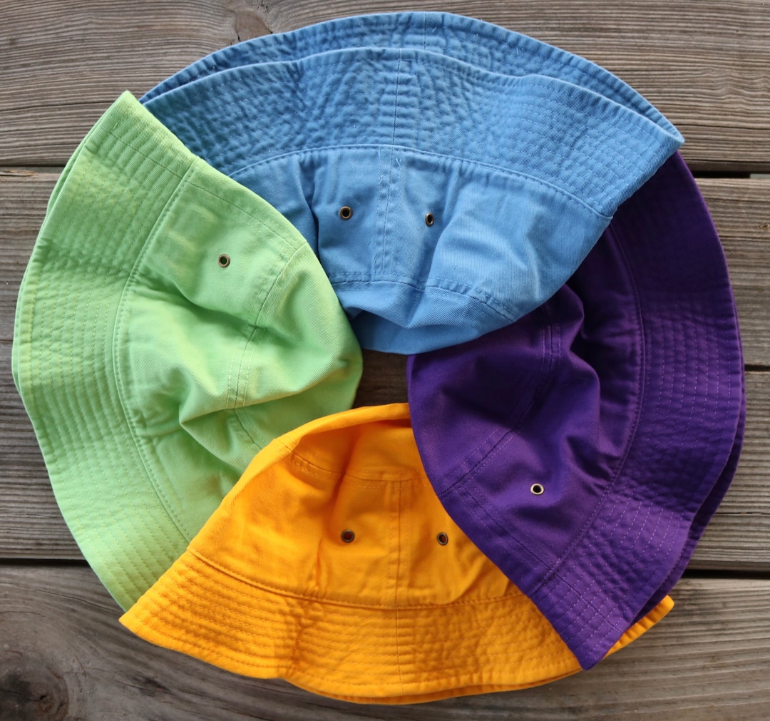 Bucket Hat | 20+ Color Options | Mens or Womens | Multiple Sizes | 90s ...