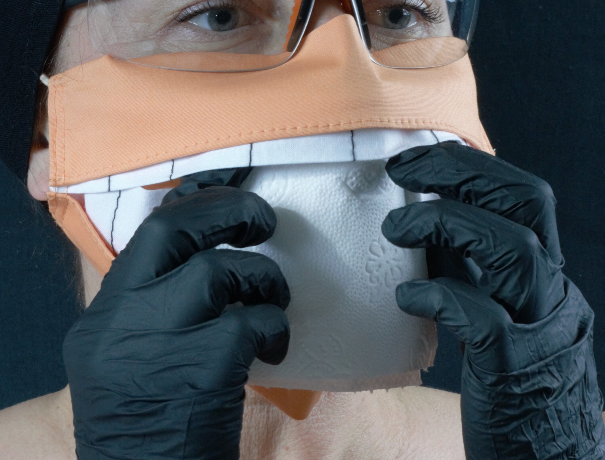 Happy face mask with a filter pocket Designed and Handmade of | Etsy