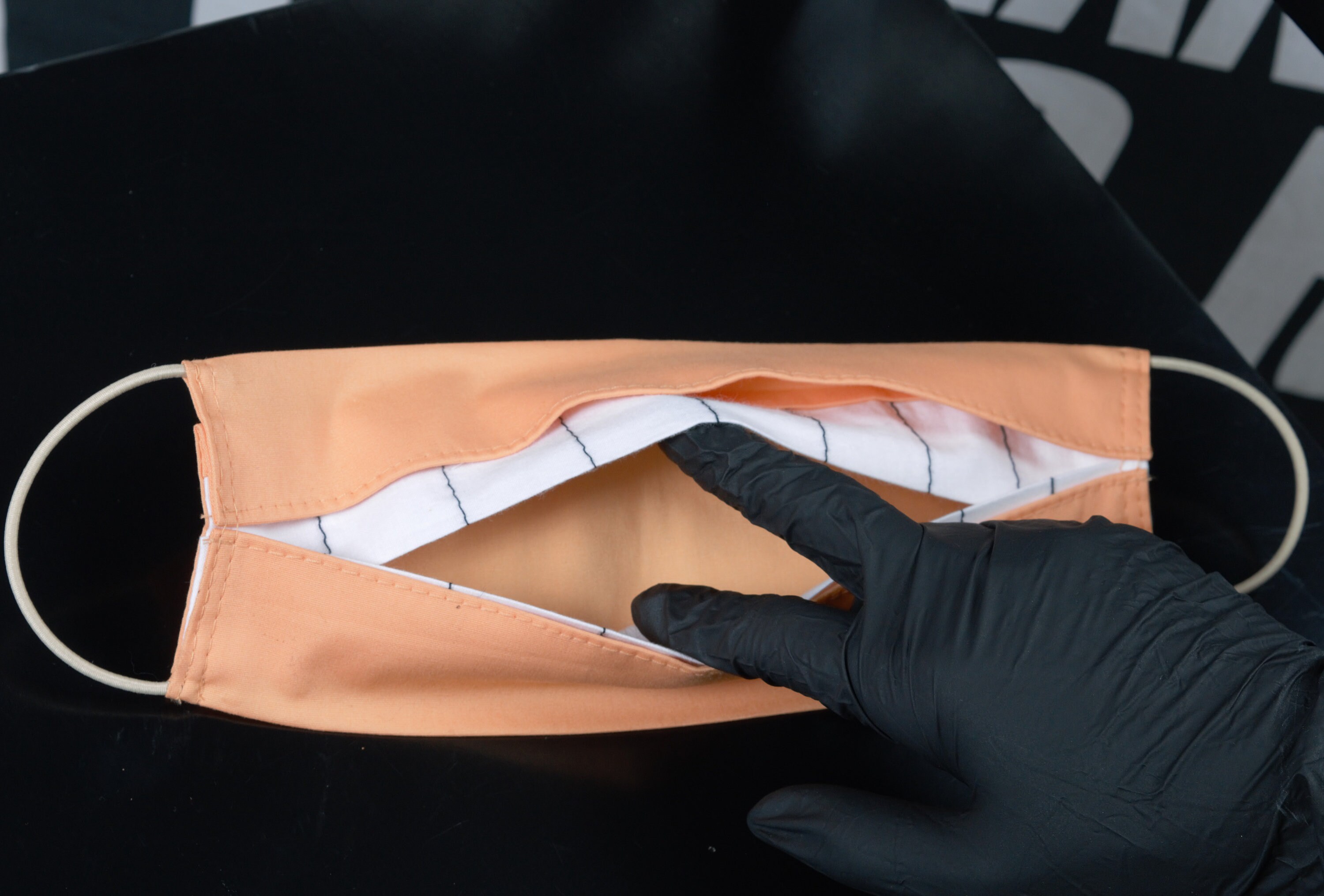 Happy face mask with a filter pocket Designed and Handmade of | Etsy