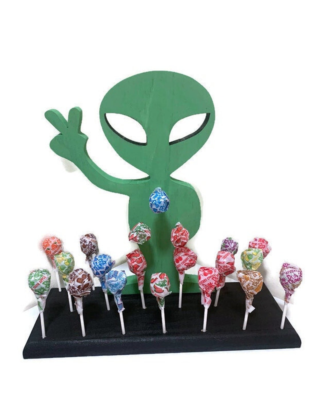 Alien Sucker Holder, Alien Themed Party Decoration, Alien Treat Holder ...