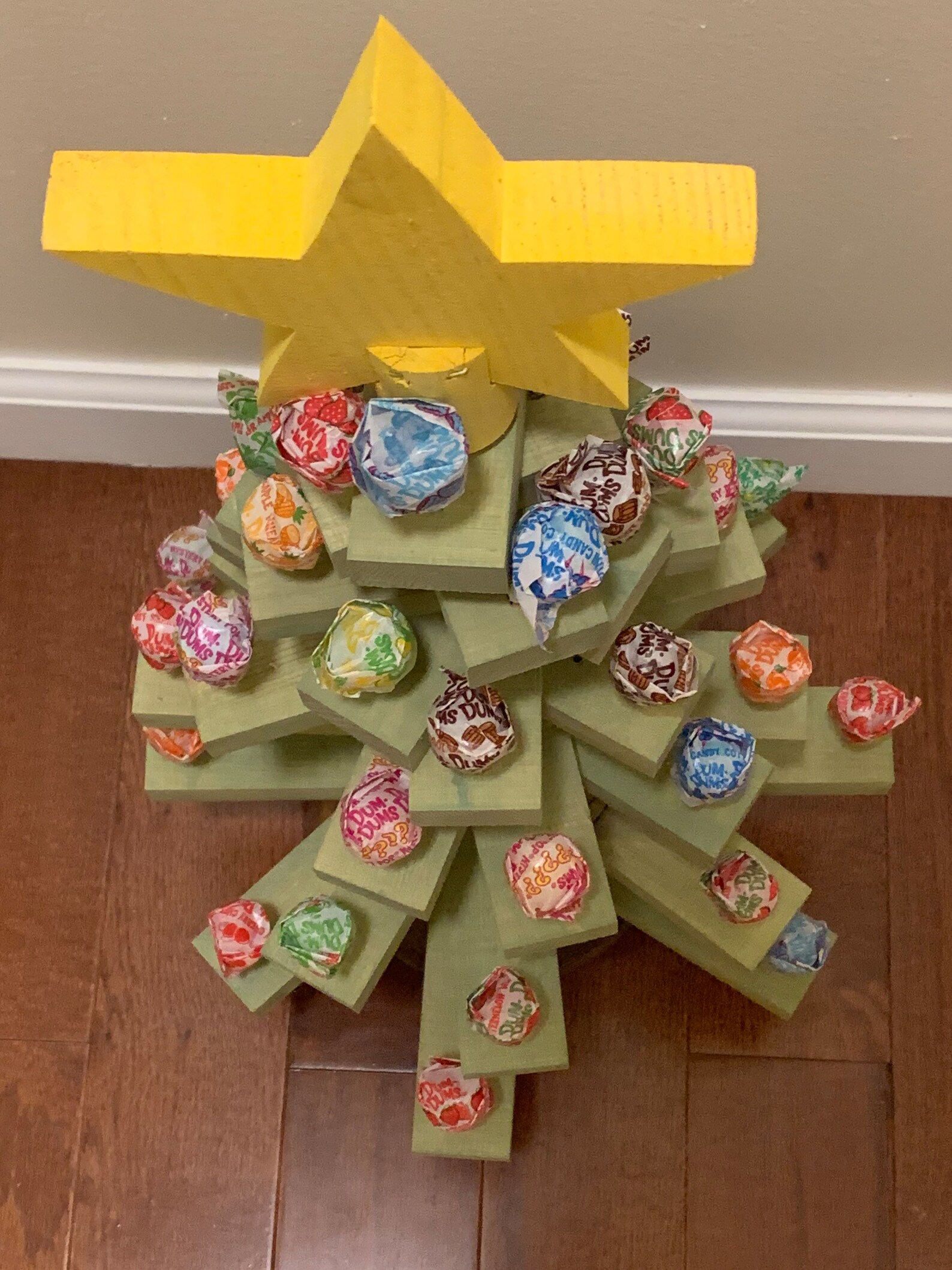 Green Christmas Tree Sucker Holder, Christmas Sucker Holder, Christmas ...