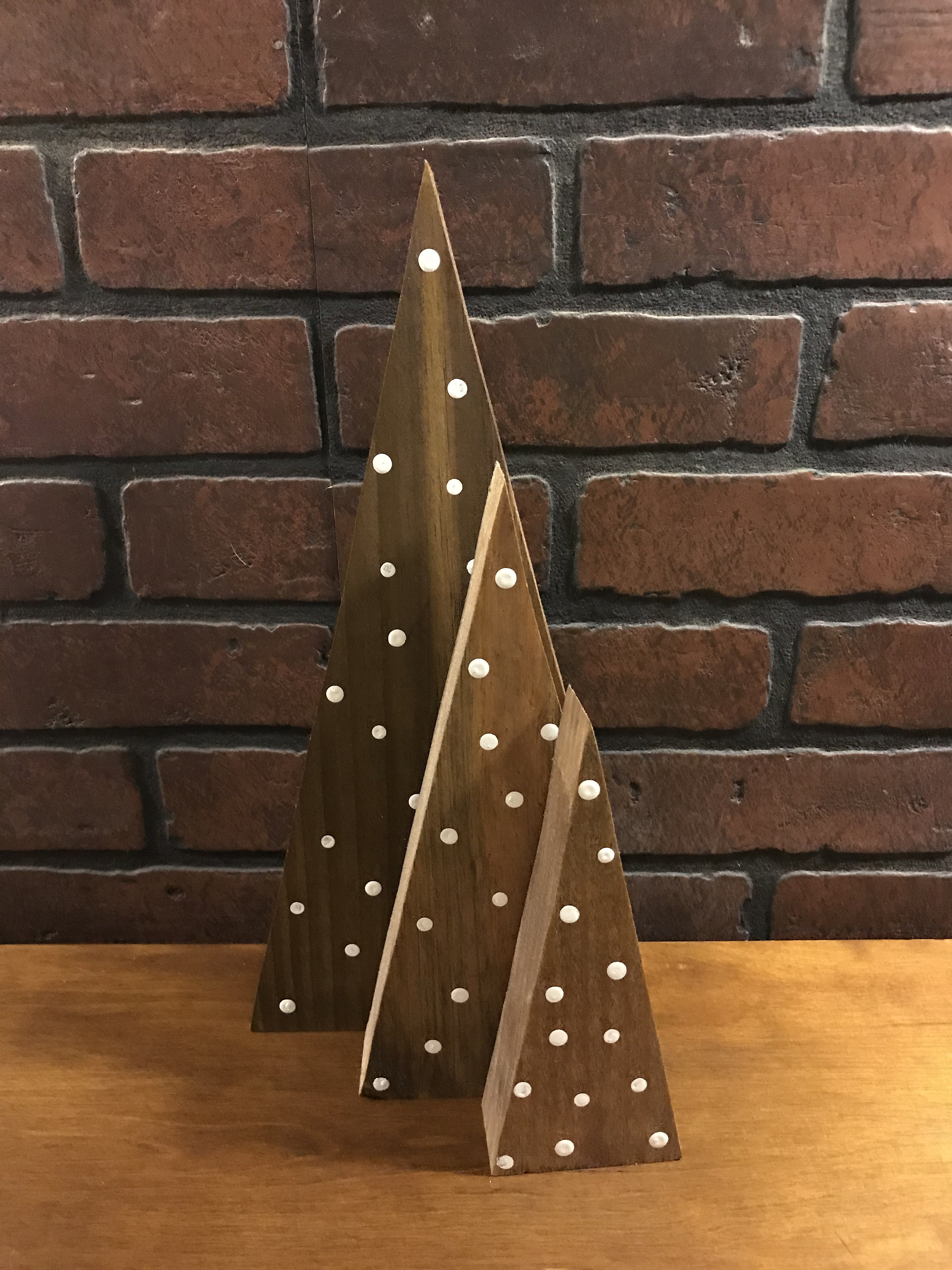 Wood Christmas Farm House Wedge Tree, Rustic Decor, Wood Christmas Tree ...