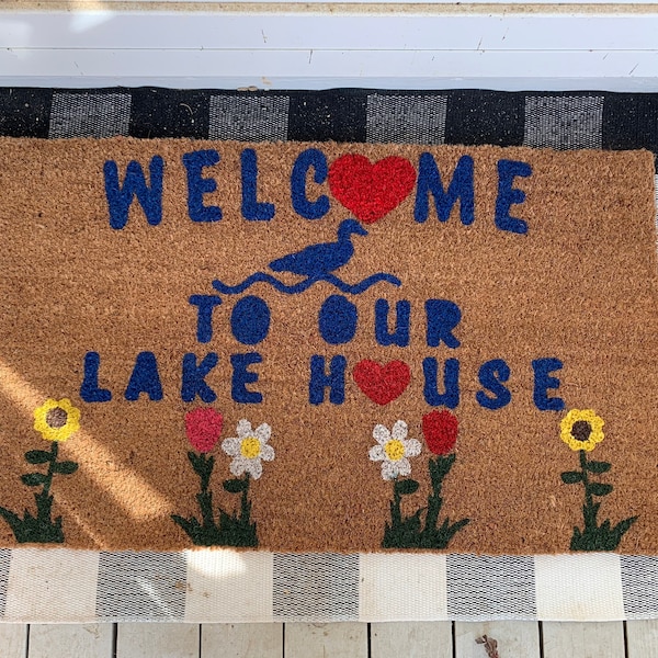 Lake House Doormat - Etsy