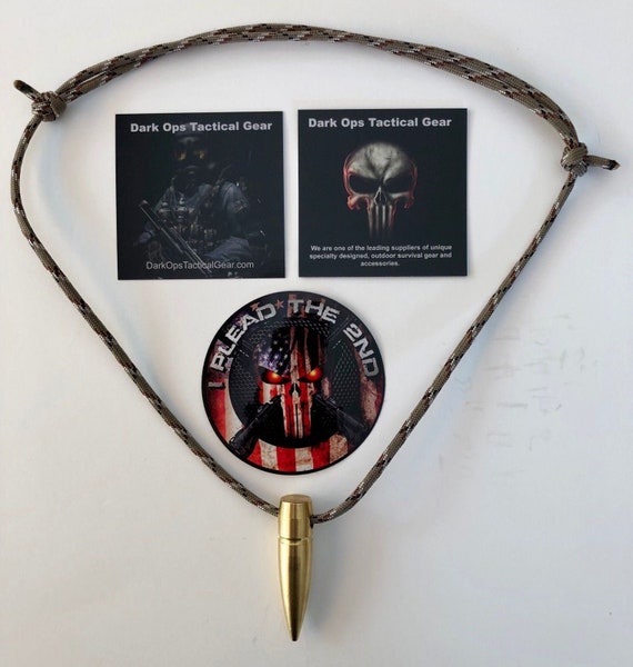 HOG TOOTH .50 Cal Sniper Paracord ...necklace ... 1 Decal | Etsy