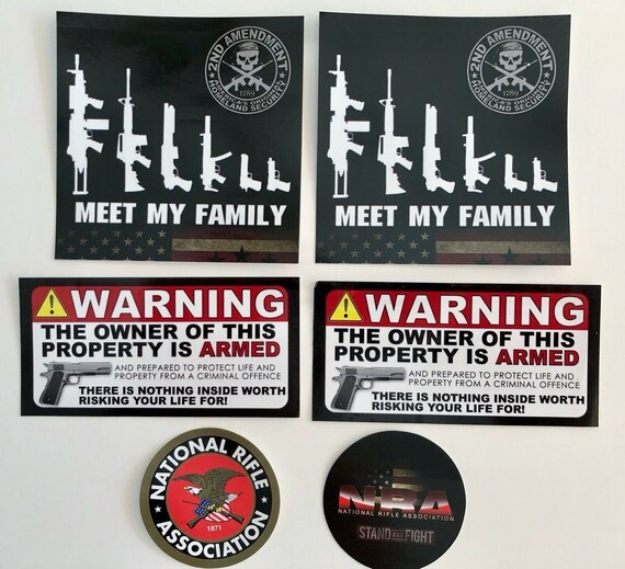 Gun Stickers .2nd Amendment ..nra..decals..meet My - Etsy
