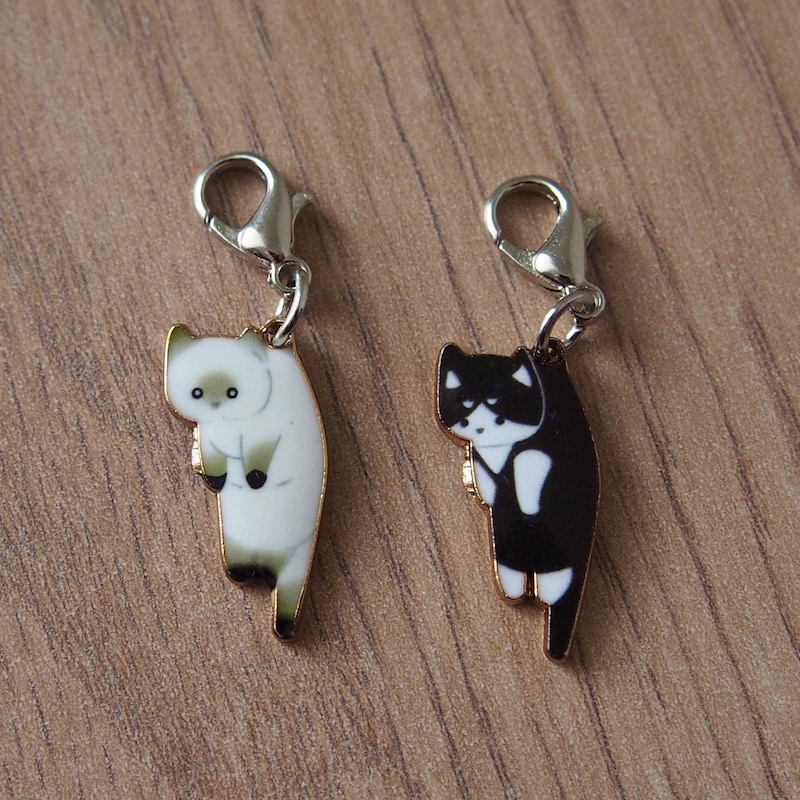 Cat Bag Charm - Etsy