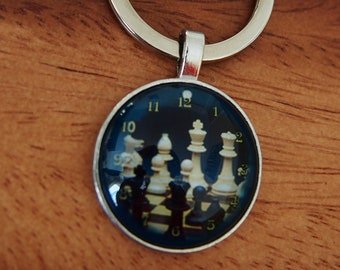 Chess Knight Key Chain Wood Chess Key Ring Wooden Knight Key - Etsy