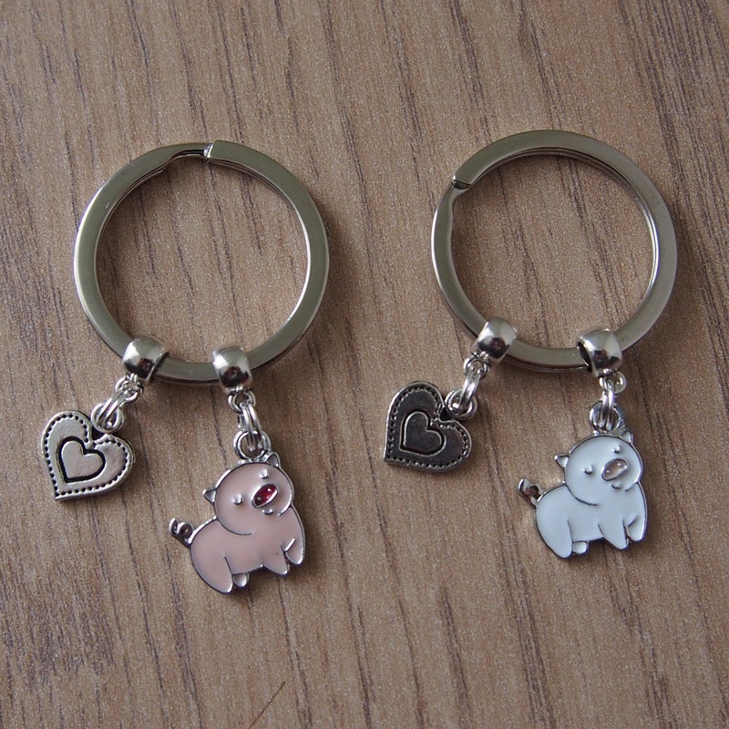 Pig Key Chains - Etsy