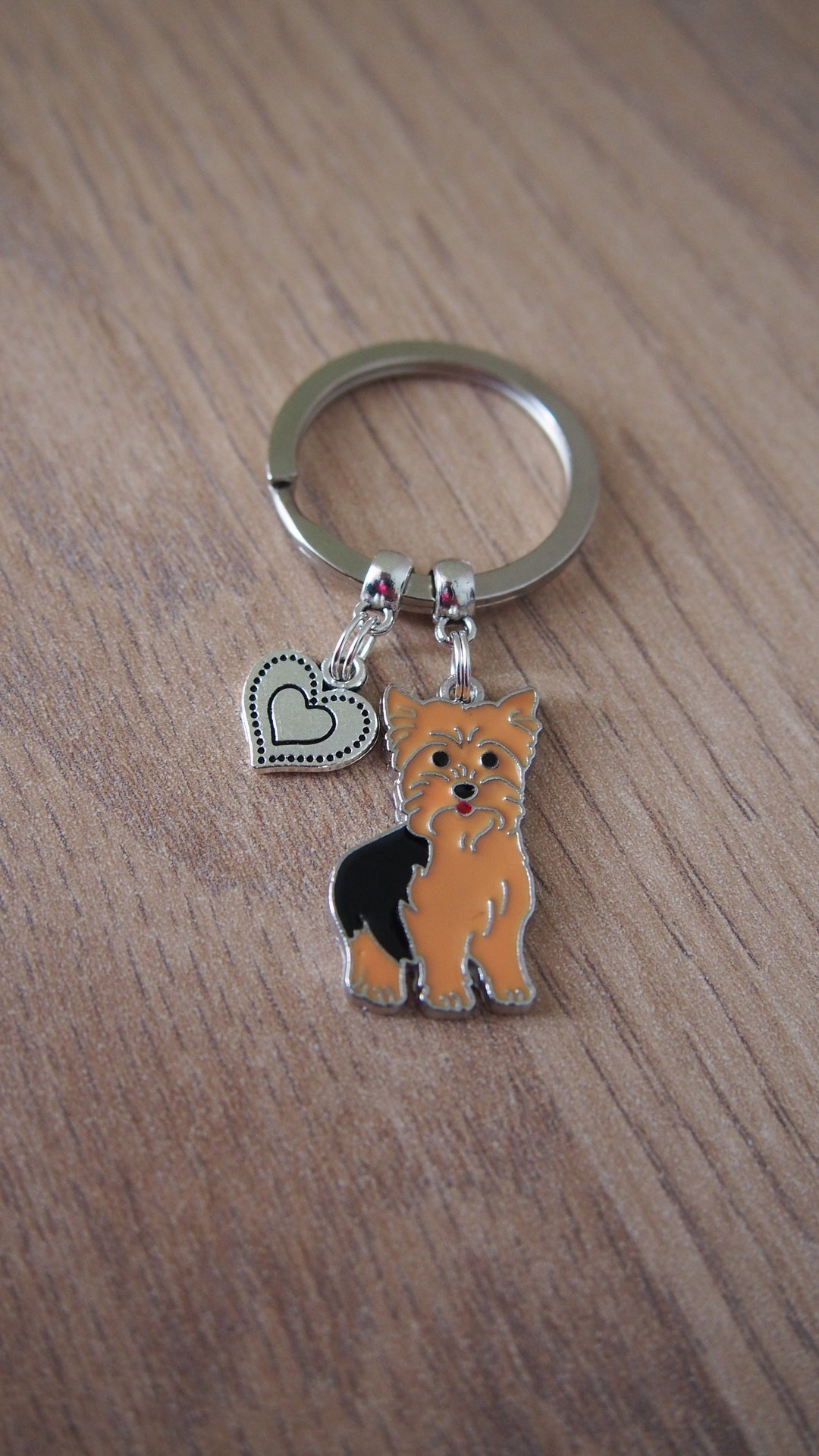 Yorkie Keychain, Yorkshire Terrier Keyring, Dog Lover Gift, Dog Lovers ...