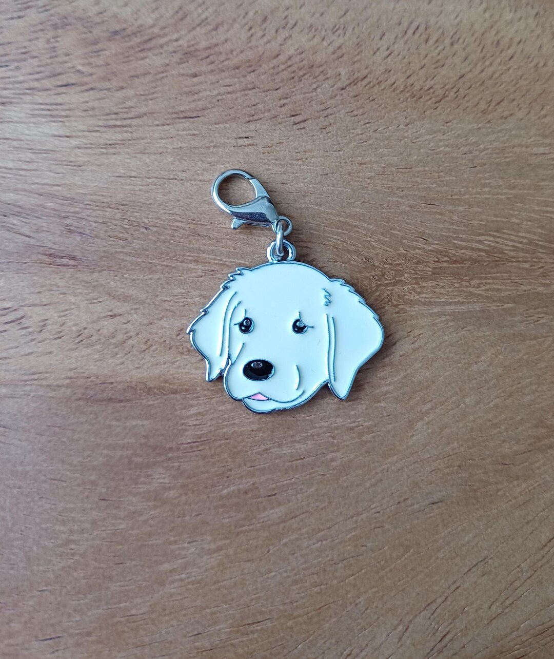 Labrador Puppy Charm Pendant, Dog Themed Zip Pull, Labrador Crochet ...