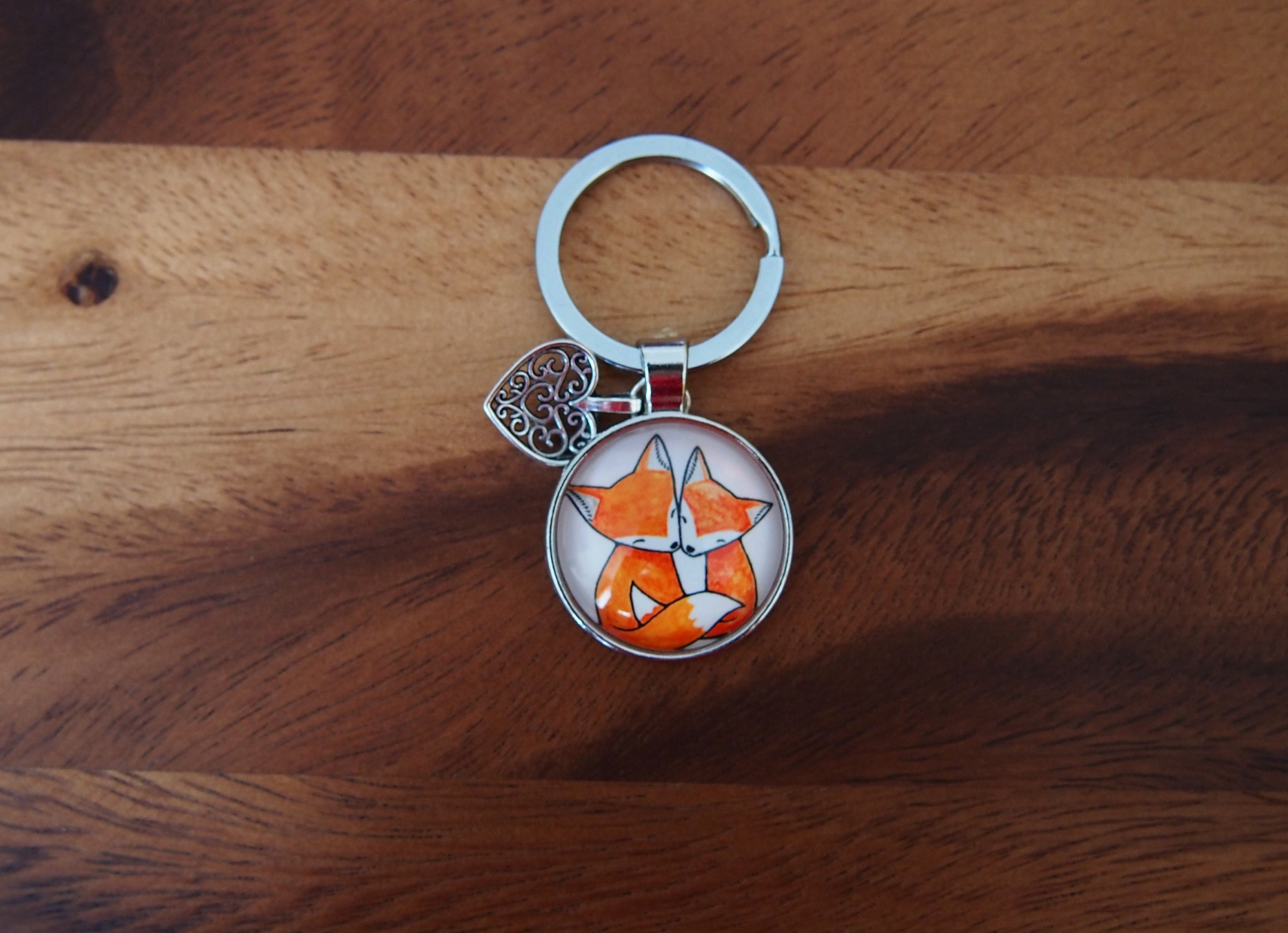 Fox keyring Fox keychain fox lovers gift fox lovers | Etsy