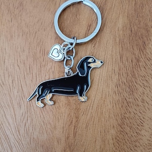 Dachshund Key Holder, Sausage Dog Key Keeper, Keyring, Puppy Key Fob ...