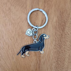 Dachshund Key Holder, Sausage Dog Key Keeper, Keyring, Puppy Key Fob ...