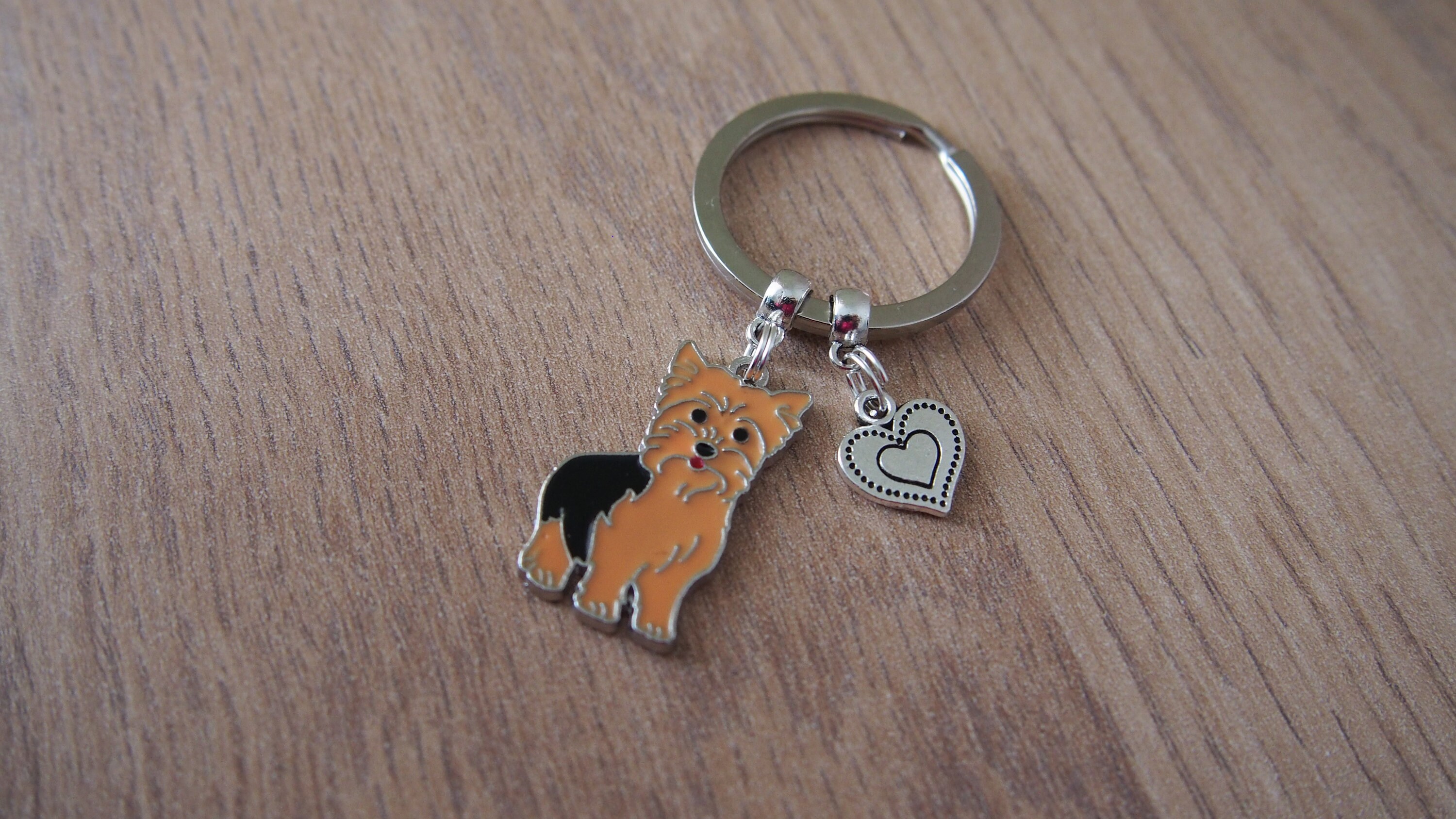 Yorkie Keychain Yorkshire Terrier Keyring Dog Lover Gift - Etsy
