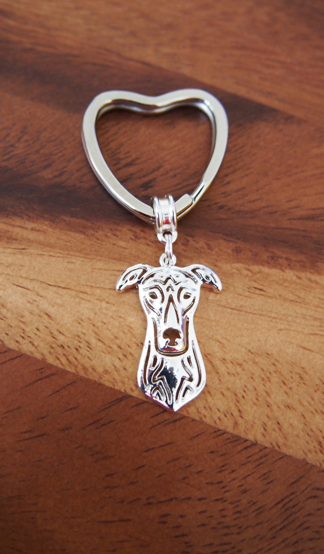 Greyhound Key Fob, Dog Keychain, Dog Lover Gift, Dog Lovers Keyring ...