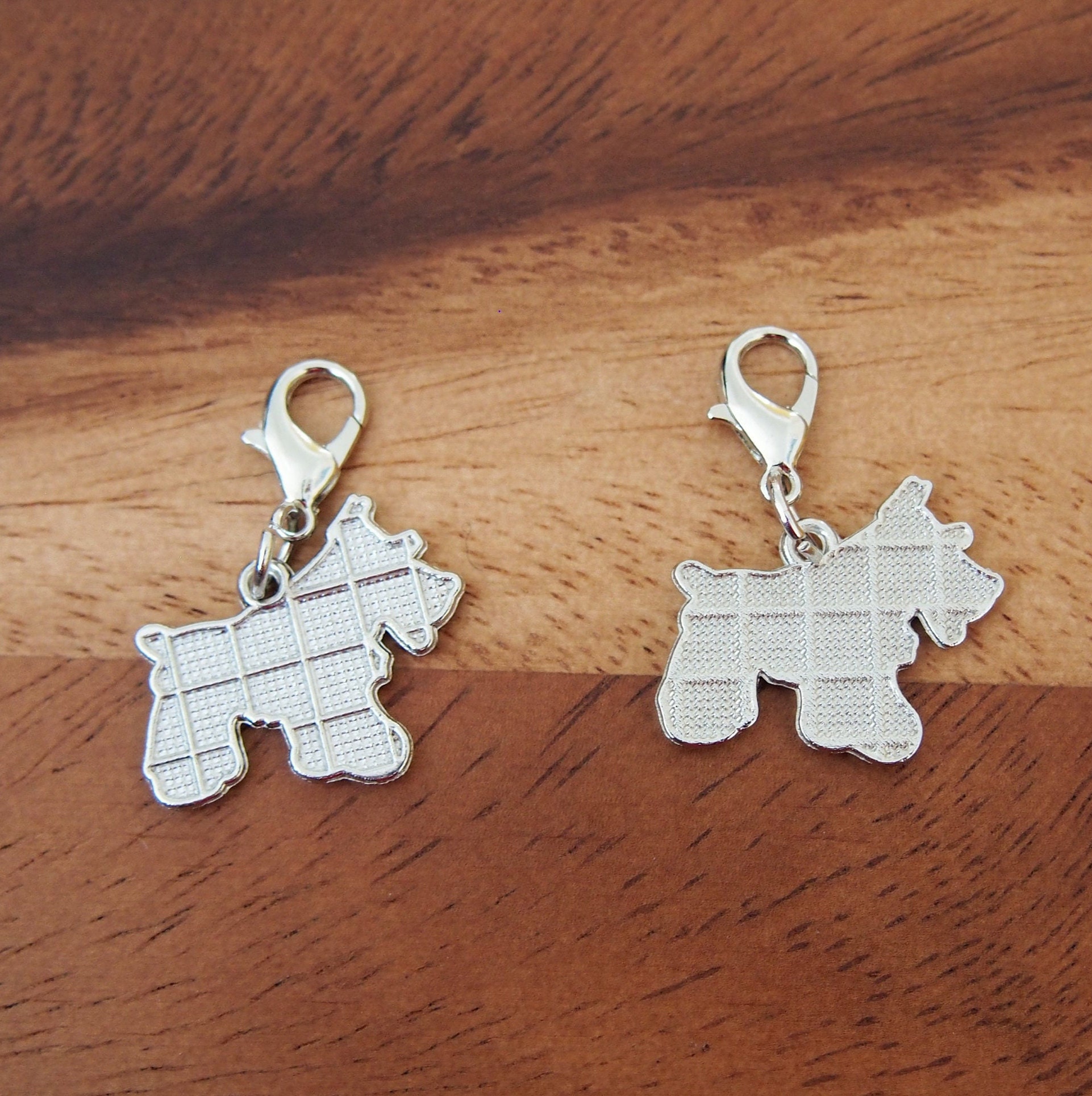 Schnauzer Dog Charm Dog Zip Pull Dog Crochet Marker | Etsy