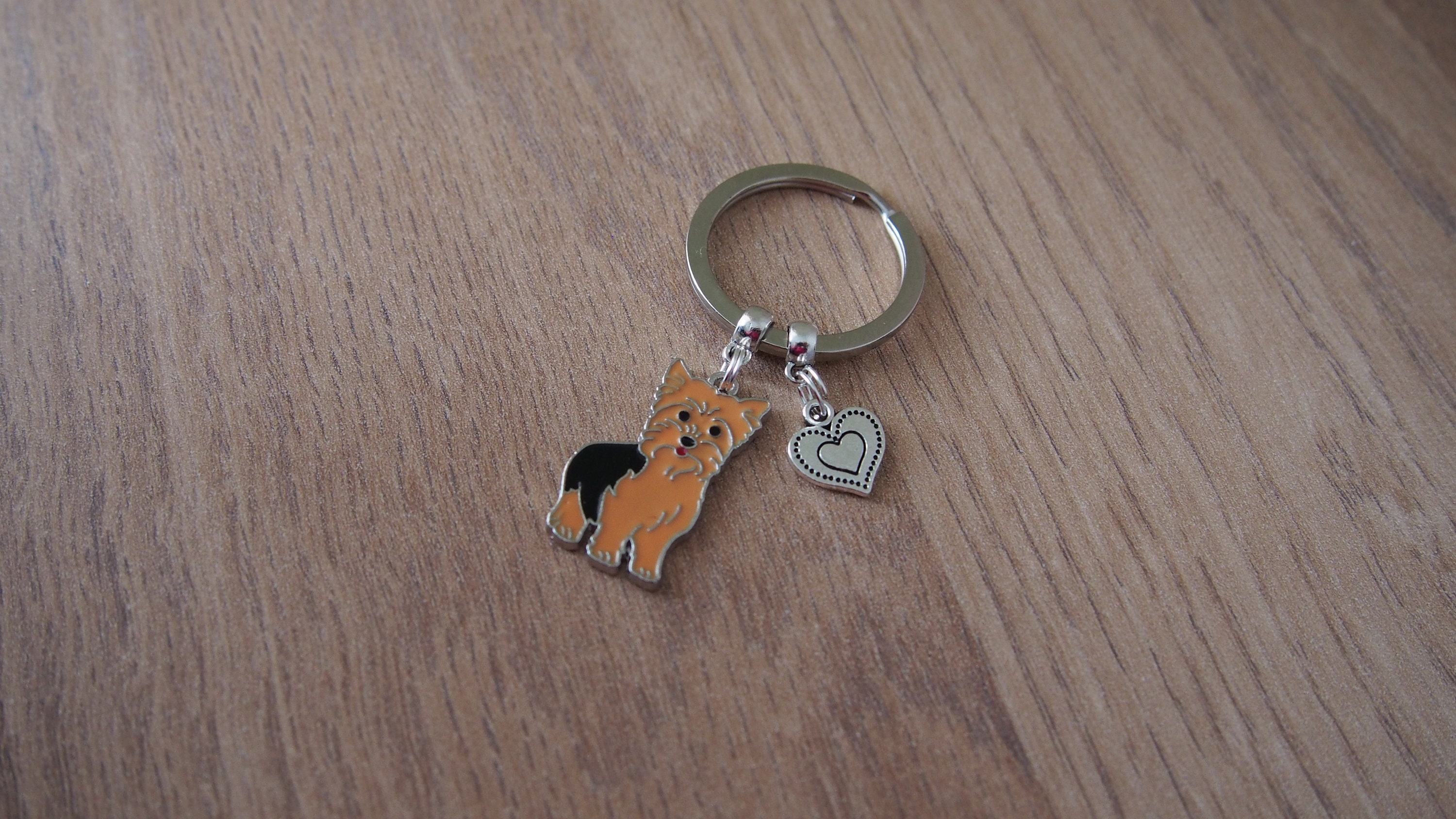 Yorkie Keychain Yorkshire Terrier Keyring Dog Lover Gift - Etsy
