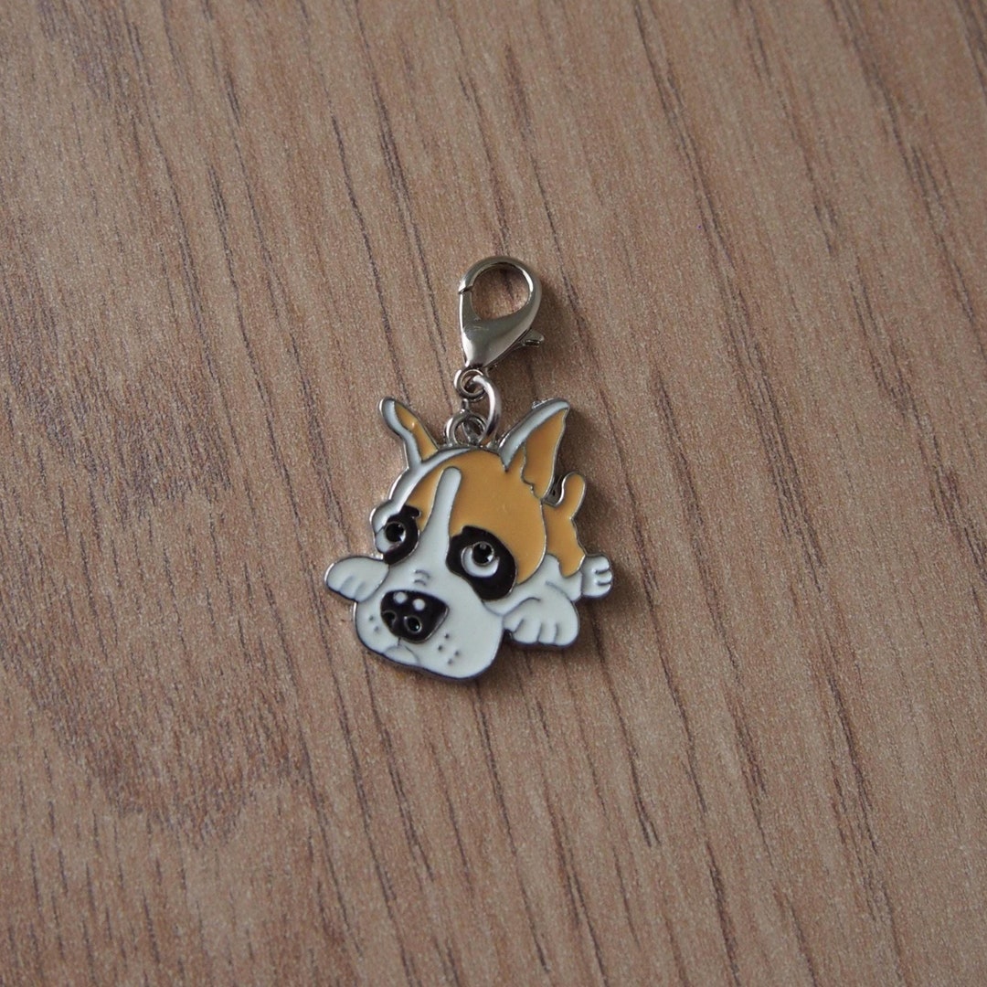 Boxer Zipper Charm, Dog Themed Zip Pull, Key Fob Pendant, Boxer Charm ...