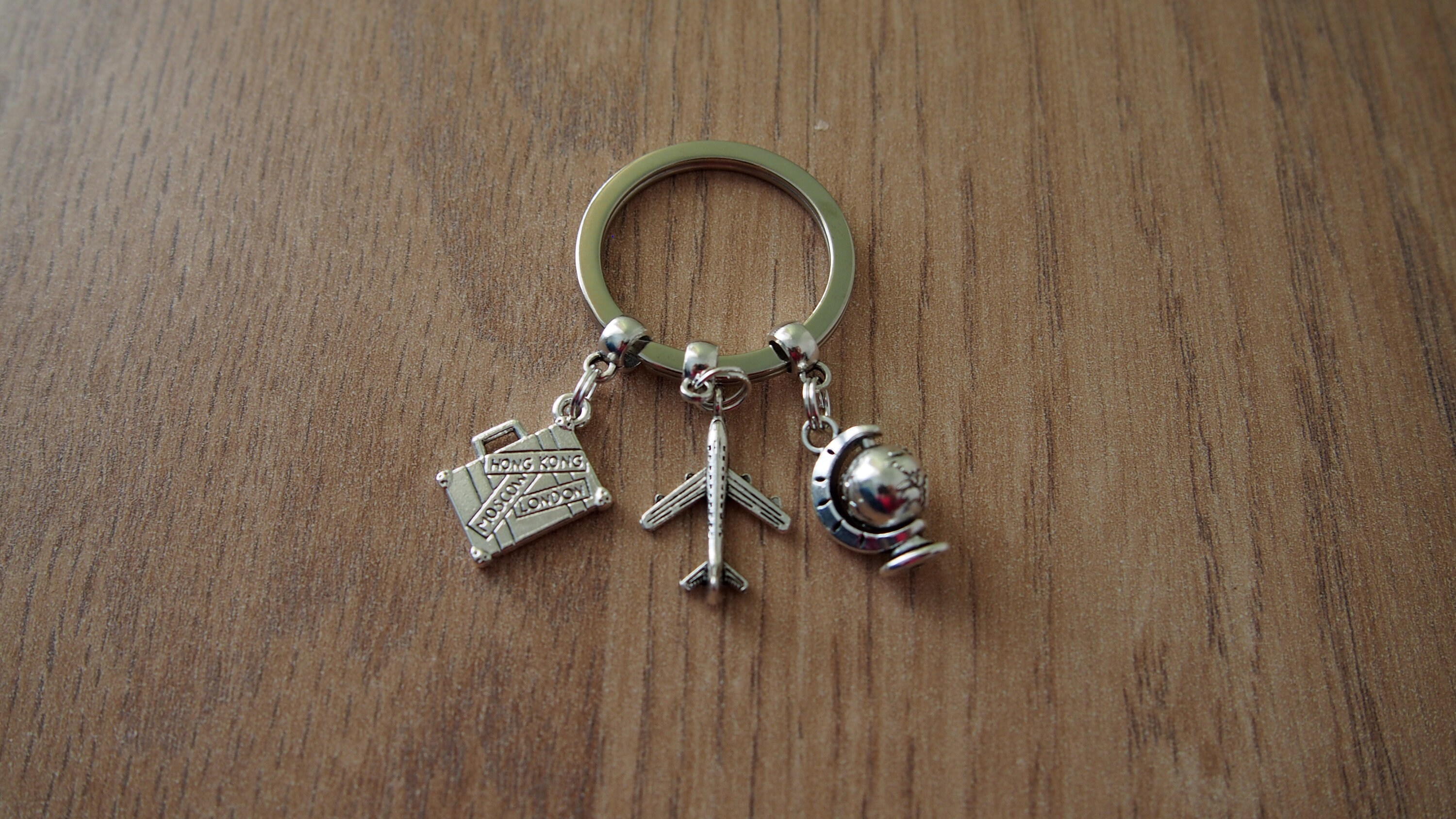 Holiday Keyring Travel Keychain Digital Nomad Key Fob - Etsy UK
