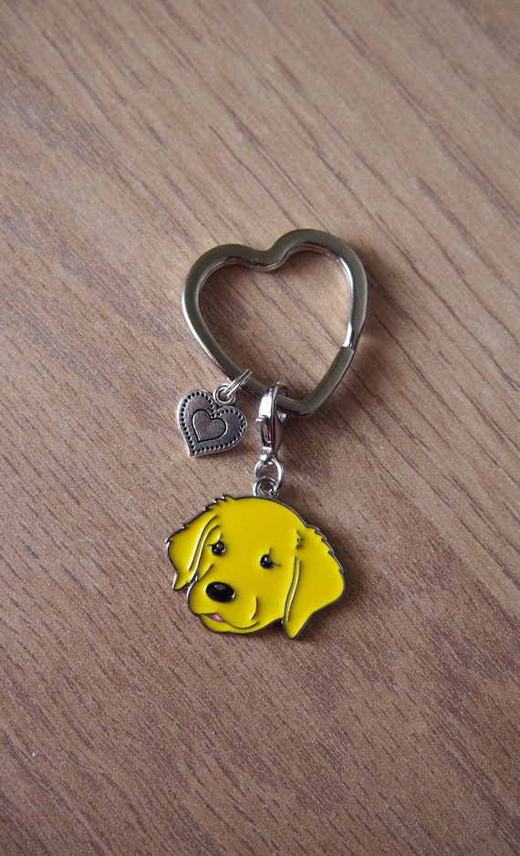 Labrador Keychain Golden Retriever Keyring Dog Lovers | Etsy