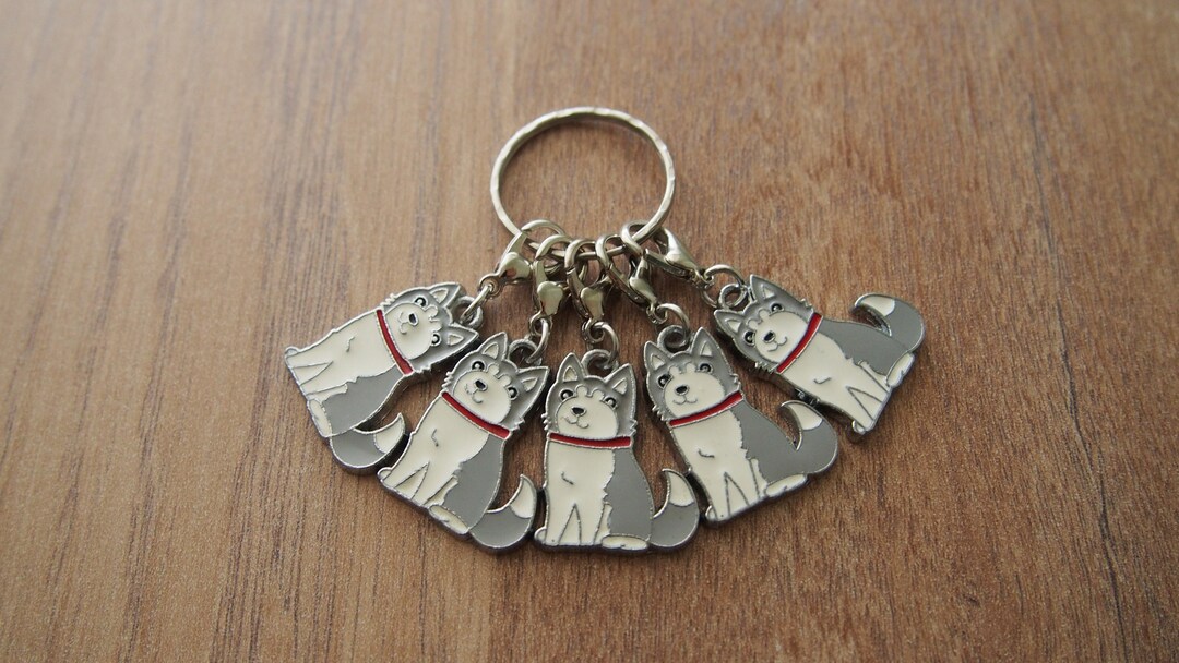 Husky Stitch Marker, Crochet Marker, Knitting Marker, Knitting Lover ...