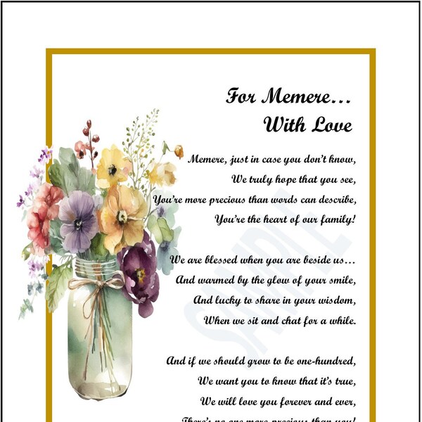 100th Birthday Poem - Etsy