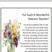 Caregiver Poem Print Verse Thank-you, DIGITAL DOWNLOAD, Sentimental ...