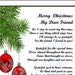 Merry Christmas Friend Poem, DIGITAL DOWNLOAD, Christmas Gift Present ...