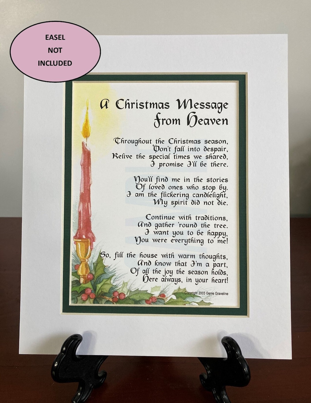 Christmas Memorial Poem, Christmas Remembrance Poem, Loss of Mother ...