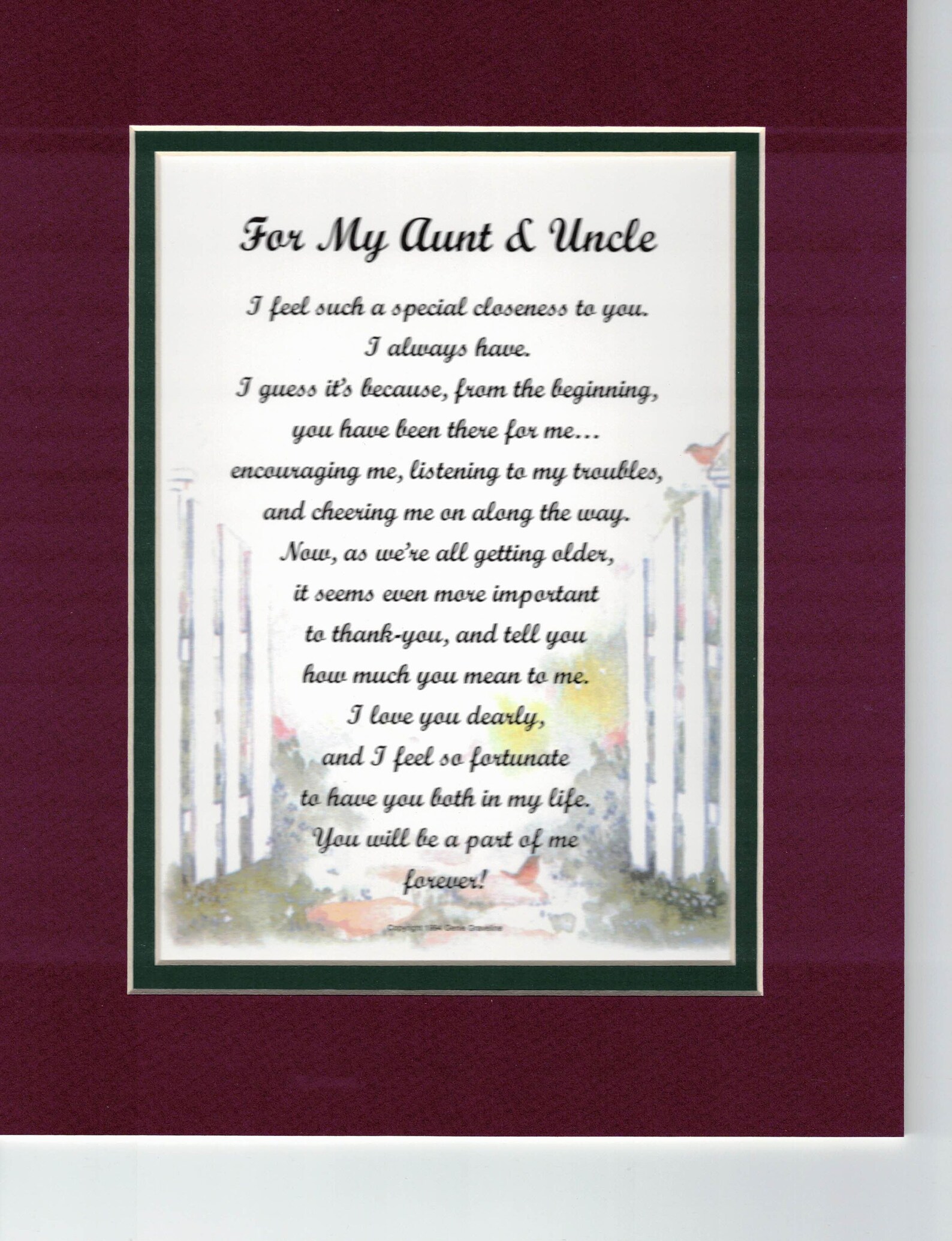 Aunt Uncle Poem Aunt Uncle Print Aunt Uncle Gift Aunt - Etsy