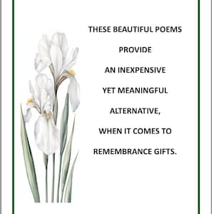 Framed Remember Me Poem, Expression of Sympathy, Bereavement Gift ...