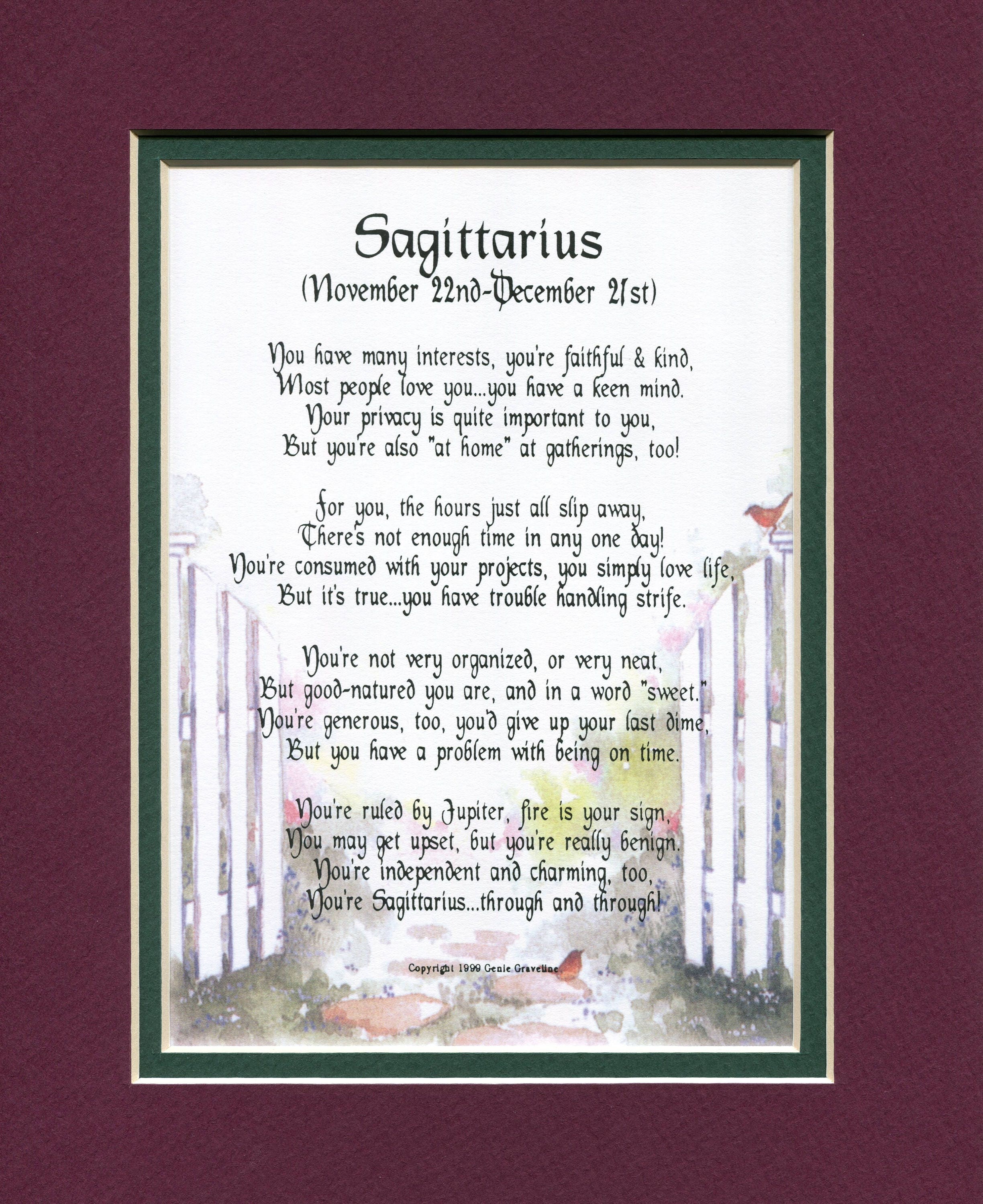 Sagitarious Astronomy Poem