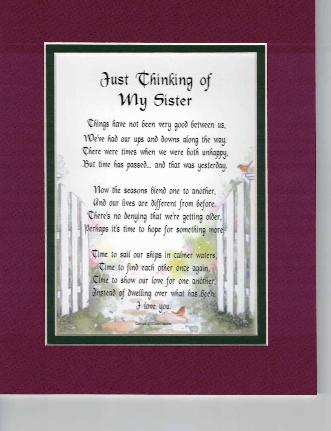 Sister Apology - Sister Poem - Estranged Relationships - Sorry Sister ...