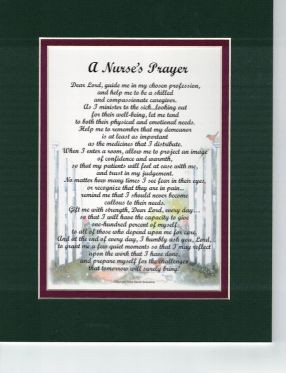 School Nurse Poem