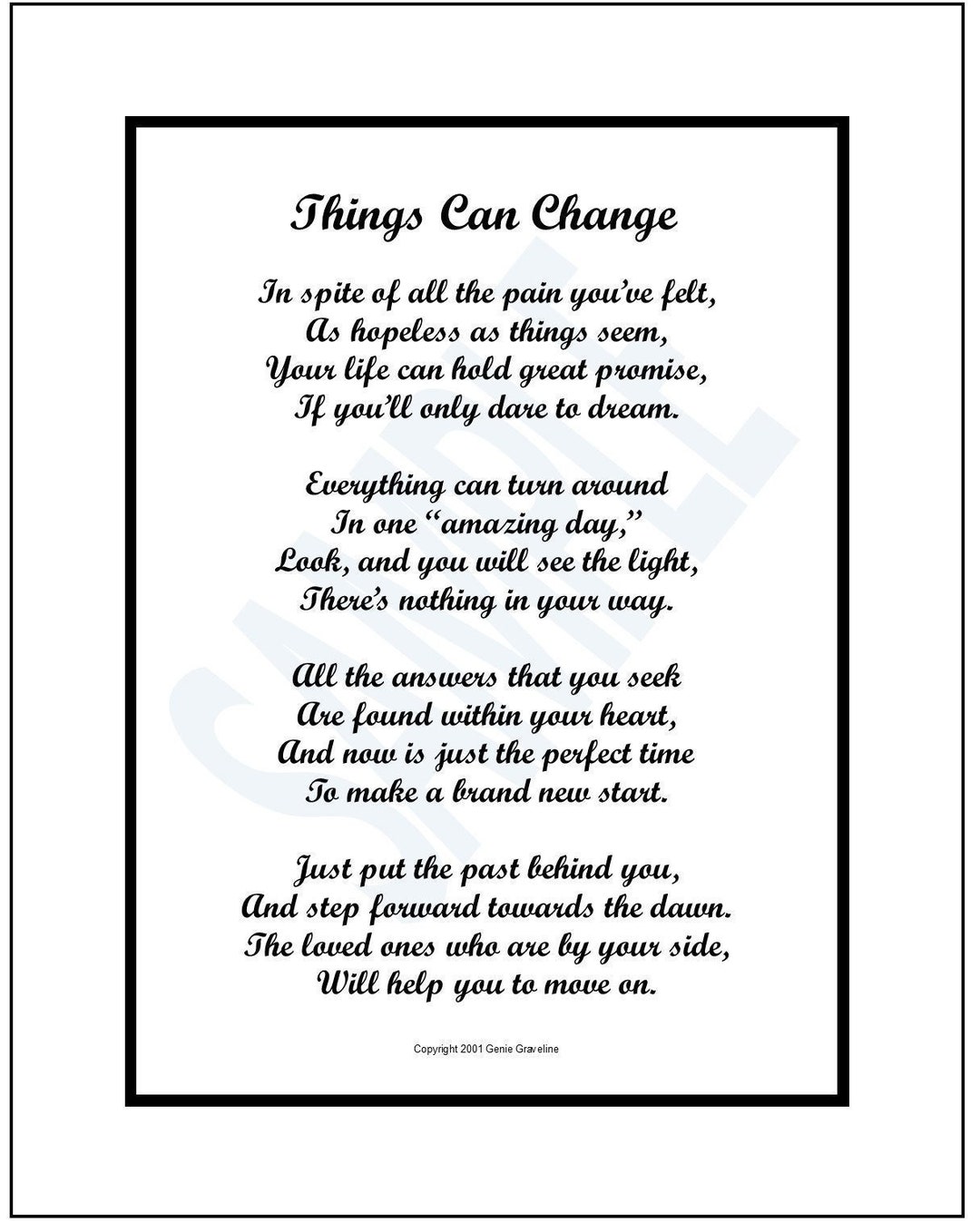 Things Can Change, DIGITAL DOWNLOAD, Words of Encouragement for Drug ...