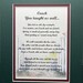 Coach Poem- Coach Verse- Thank You Coach- Coach Appreciation Gift ...