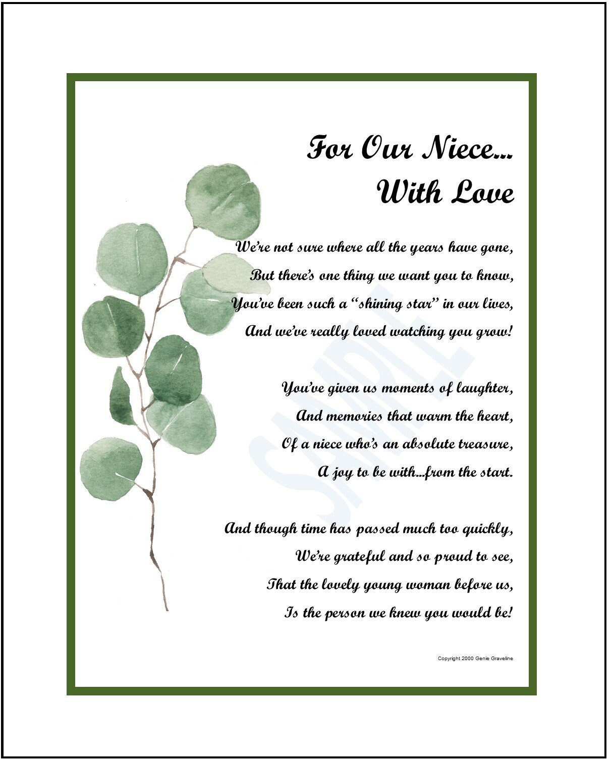 Niece Poems