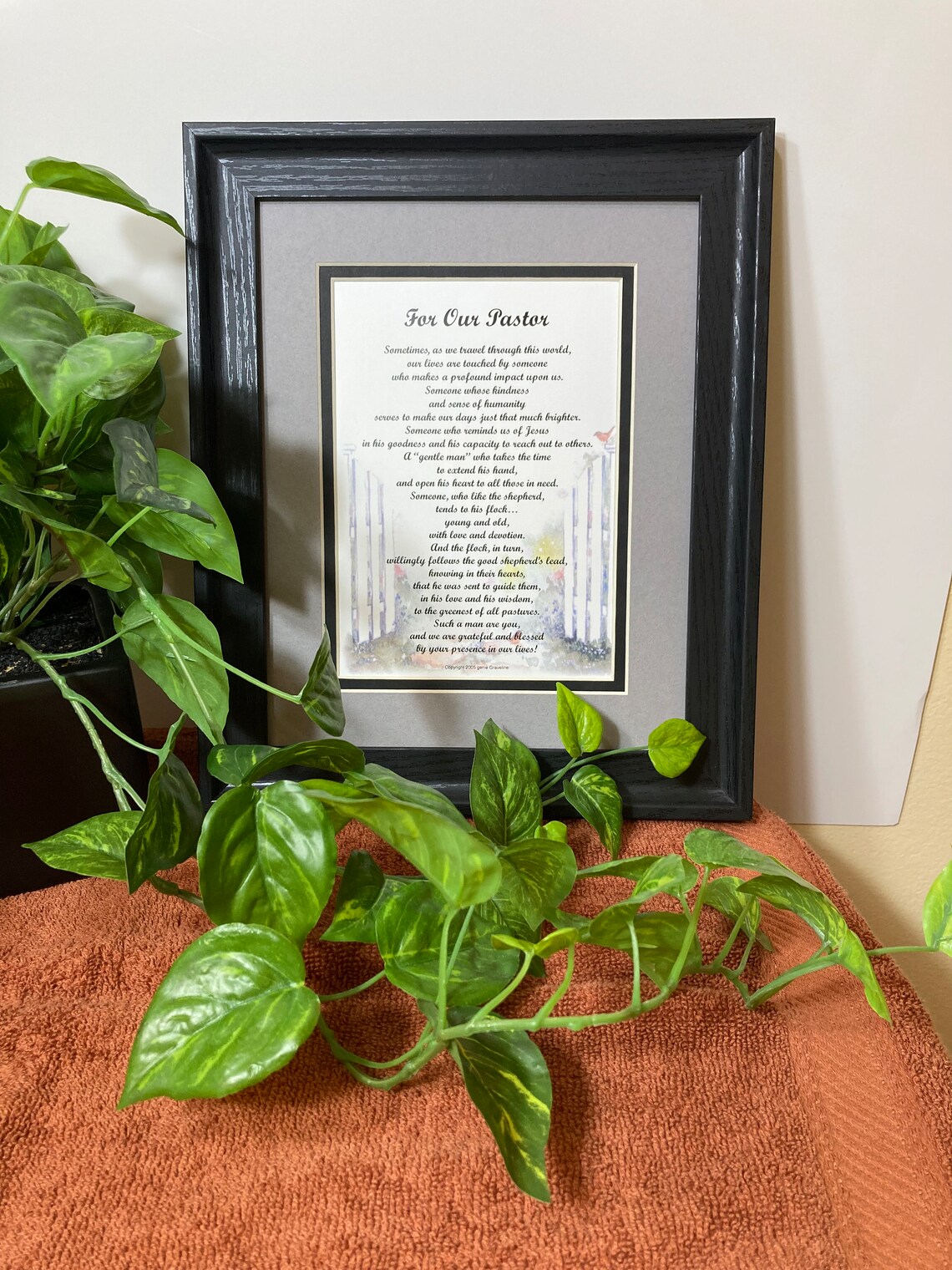 Framed Pastor Poem Pastor Gift Pastor Retiring Pastor Verse - Etsy