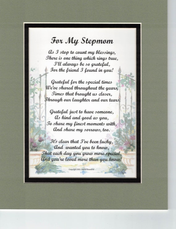 Step Daughter Poems From Stepmom