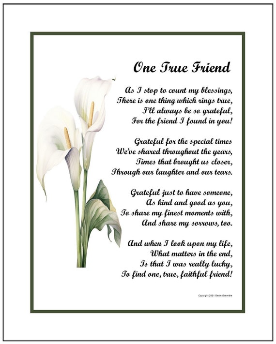 I Love My Best Friend Poem