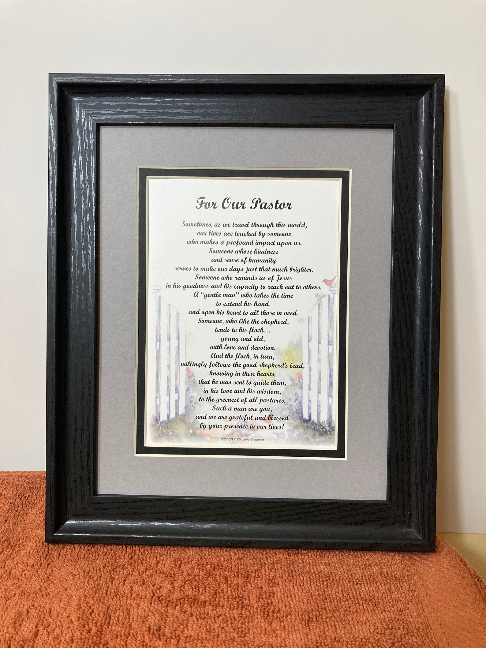 Framed Pastor Poem Pastor Gift Pastor Retiring Pastor Verse - Etsy