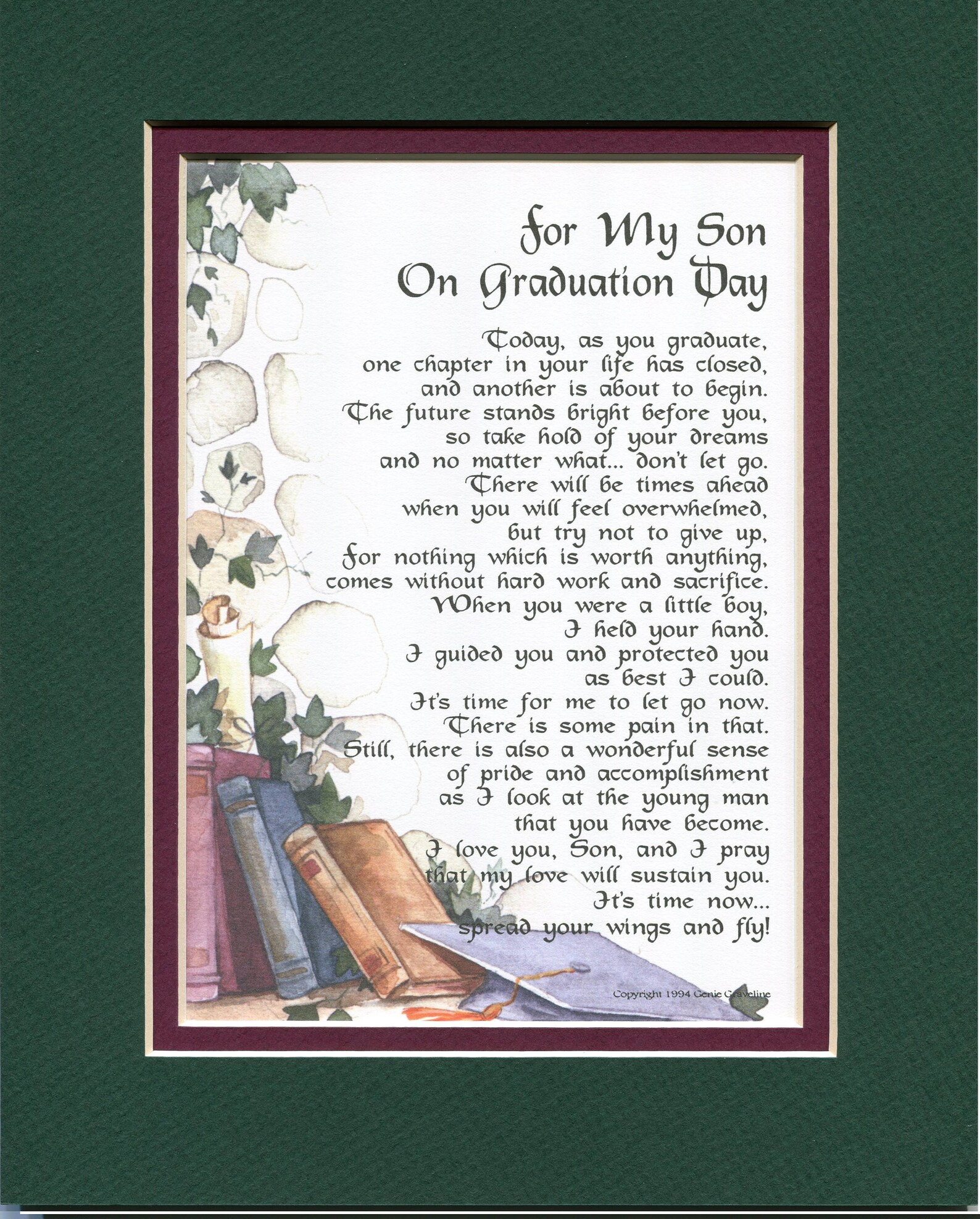 My Son Graduation Graduation Gift High School Graduatioin - Etsy