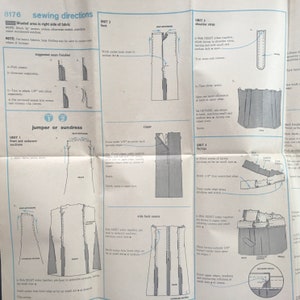 1960s Size 14, UNCUT Simplicity 8176, JUMPER or SUNDRESS Pattern ...