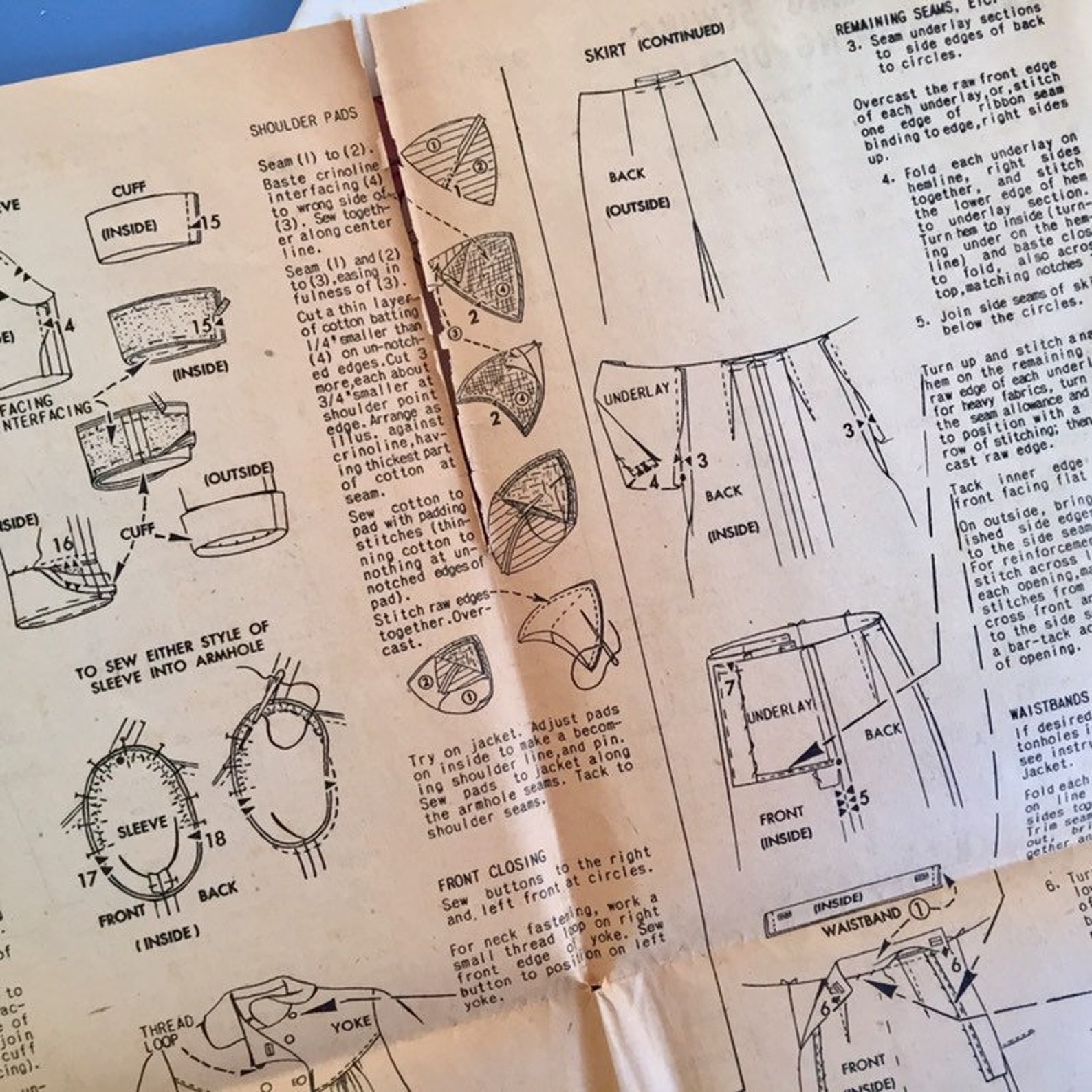 1953 Size 12 MATERNITY, Mccall's 9263; Skirt and Jacket; Classic 50s ...