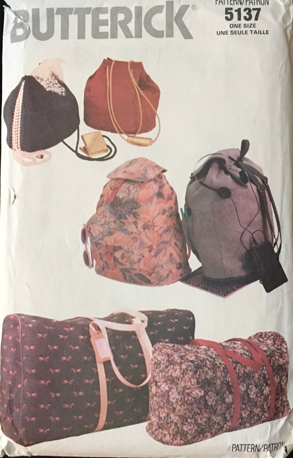 Sewing & Needlecraft Patterns Sewing 5137 Vintage 1990 Butterick Sewing ...