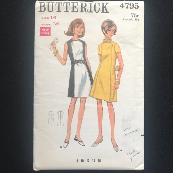 1968 Dress Pattern - Etsy