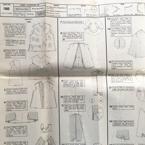 1960s Size 14, UNCUT Vogue 7660, DRESS Pattern Blouson Top, Pleated ...